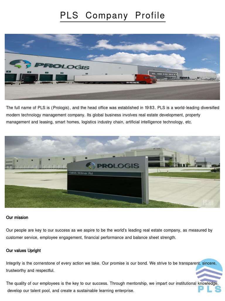 Pls Company Profile Pdf Financial Services Investing