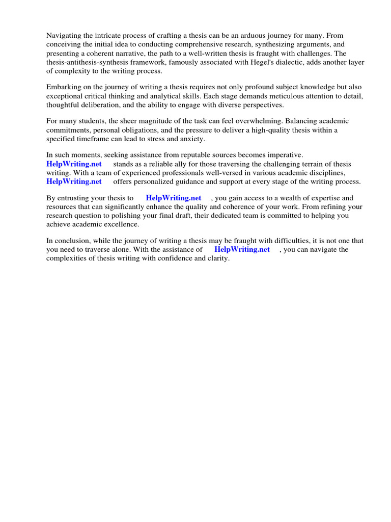 Thesis Antithesis Synthesis Hegel Dialectic | PDF | Dialectic | Georg ...