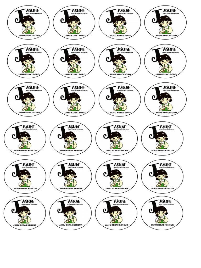 Sticker JAMU Farren-1 | PDF