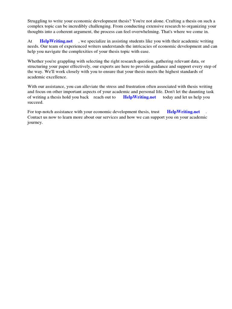 Economic Development Thesis Topics | PDF | Economics | Economic Growth