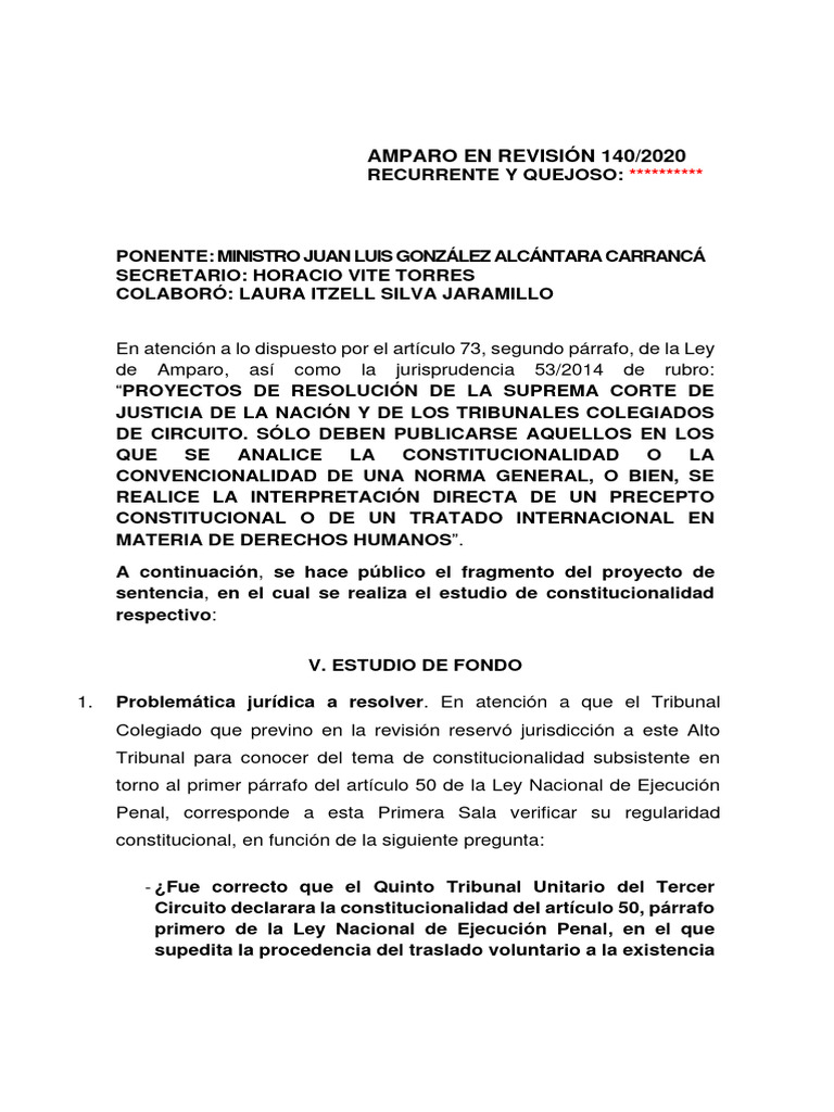 Ar 140 2020 201123 - 0 | Descargar gratis PDF | Prisión | Pena capital