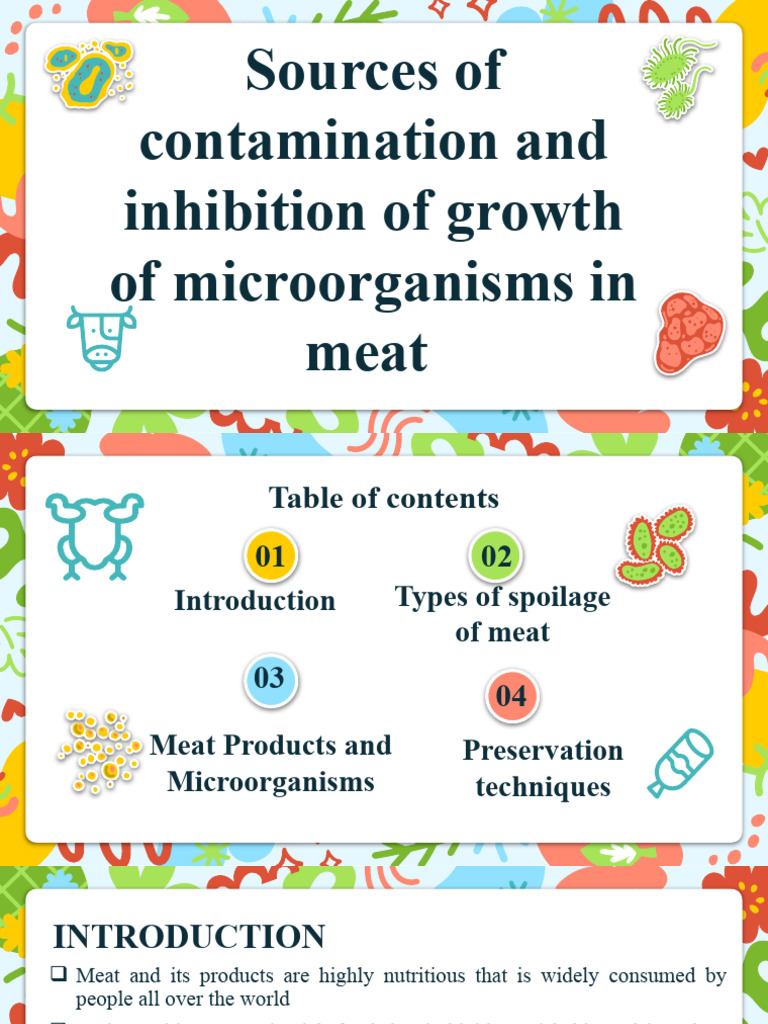 Microbial Spoilage of Meat | PDF | Decomposition | Food Preservation