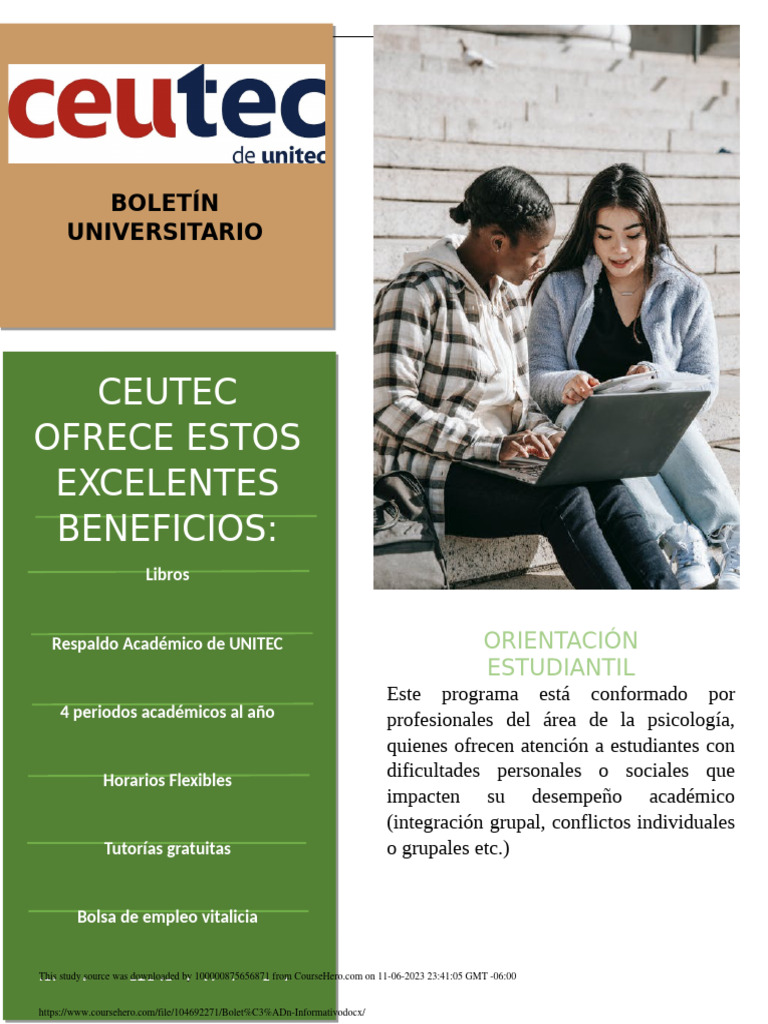 Bolet N Informativo | PDF | Crecimiento personal y profesional