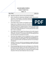 English Comprehension Practice Sheet | PDF | Meditation | Experience