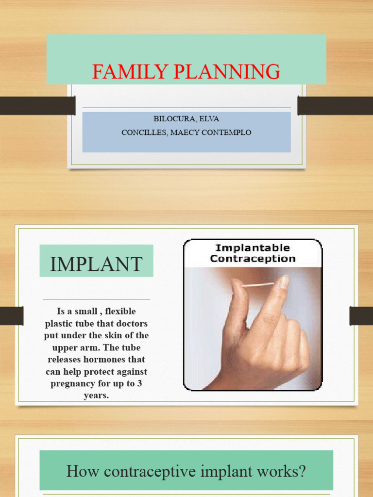 FAMILY PLANNING | PDF | Birth Control | Menstrual Cycle