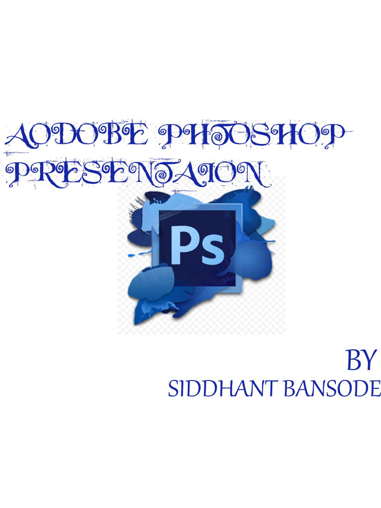 Photoshop Presentation | PDF