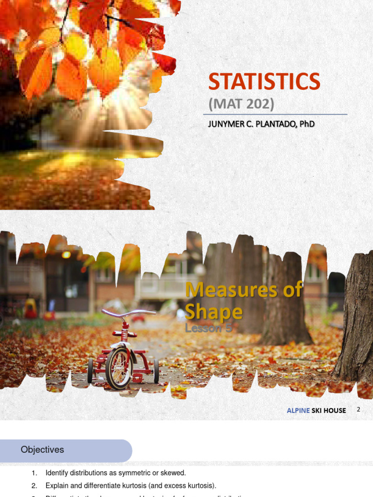 Unit 5 - Measures of Shape Normal Distribution Curve | PDF | Skewness ...