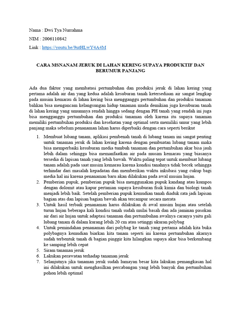 Dwi Tya Nurrahma - Tugas 5 TPTPIS | PDF