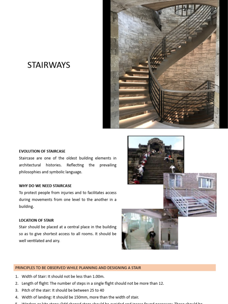 Class 1 Module 1 | PDF | Stairs | Civil Engineering