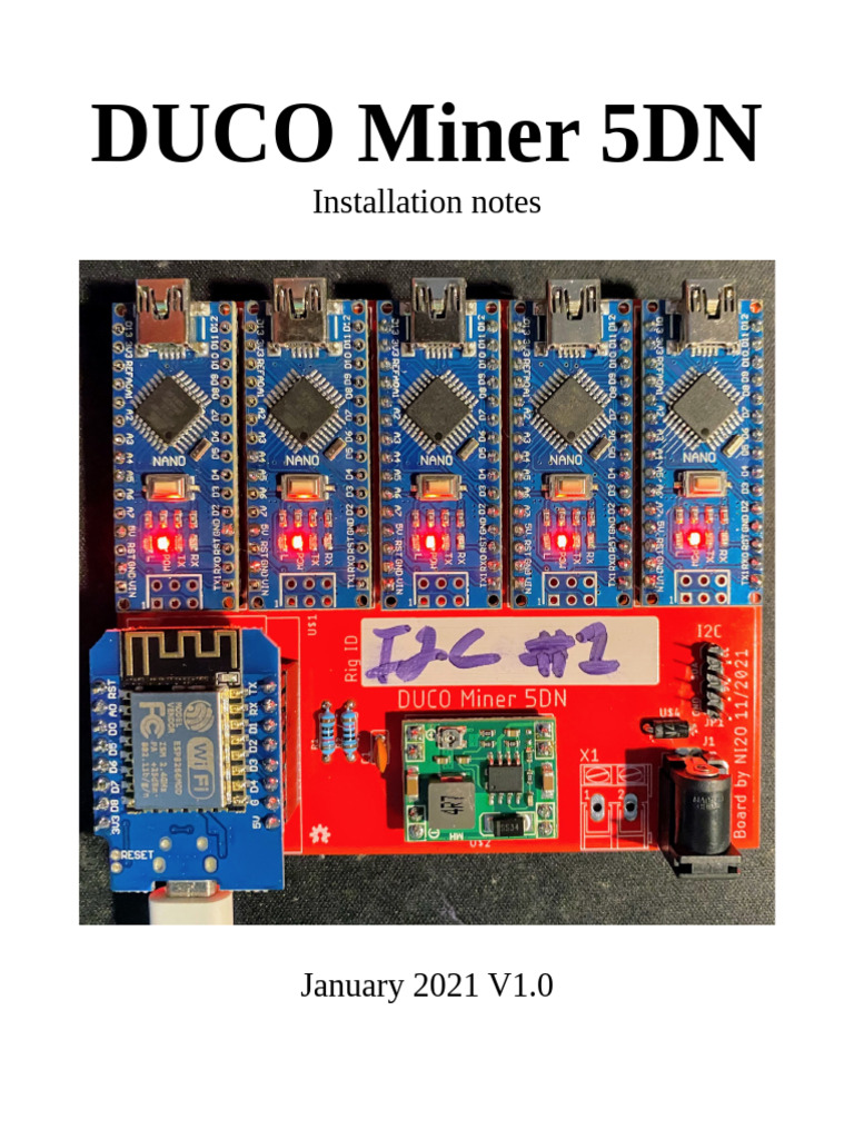 DUCO Miner 5DN Setup Guide | PDF