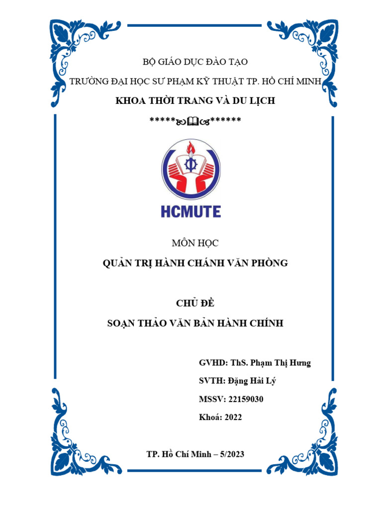 Cuối kì QTHCVP | PDF