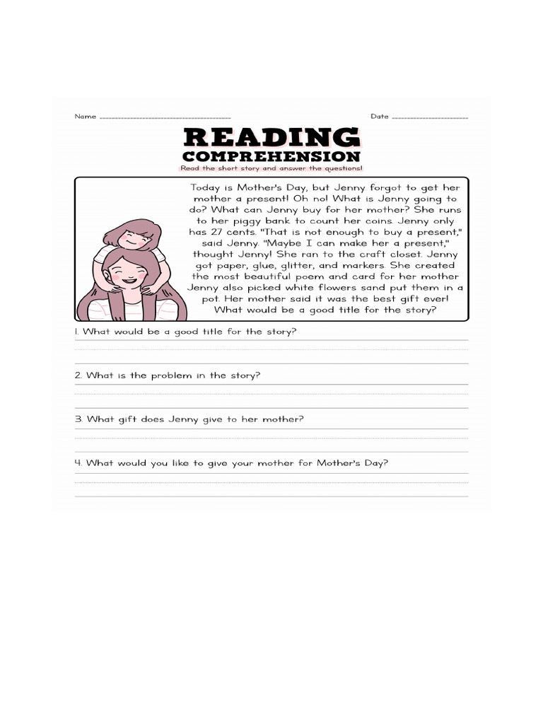 1st Grade Reading Comprehension Short Stories - 302713.jpg | PDF