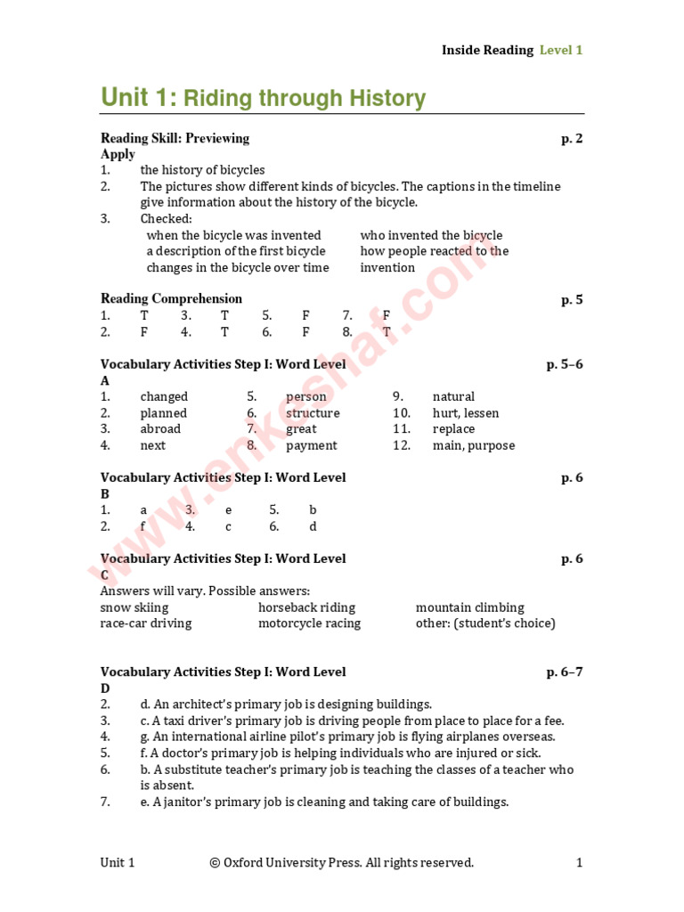 Inside | PDF | Reading Comprehension | Malaria