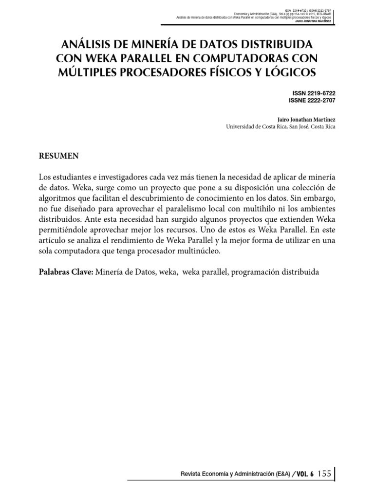 Data MIning WEKA | PDF | Validación Cruzada (Estadísticas) | Ciencias ...