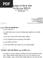TDS & VDS Schedule 2024-25 | PDF | Taxes | Electric Power Transmission
