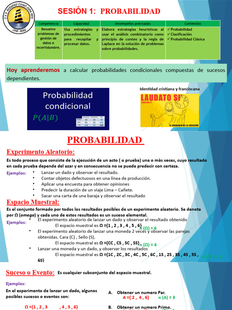 1. Probabilidad CLASICA | PDF | Probabilidad | Matemáticas