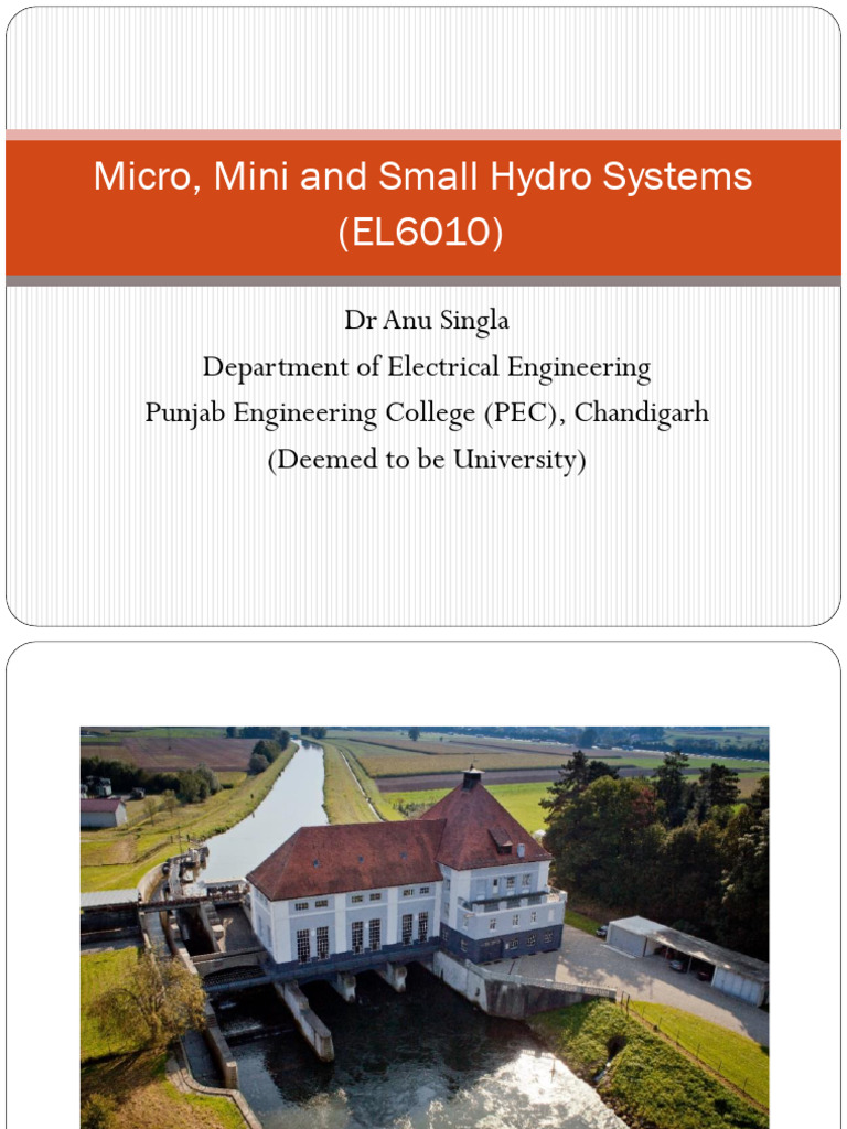 Small Hydro Power Systems Overview | PDF | Hydroelectricity | Renewable ...