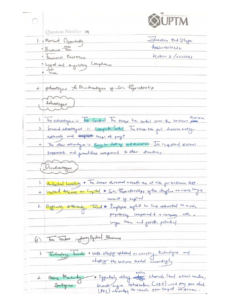 Zulaikha Ghafar Am2204010832 | PDF