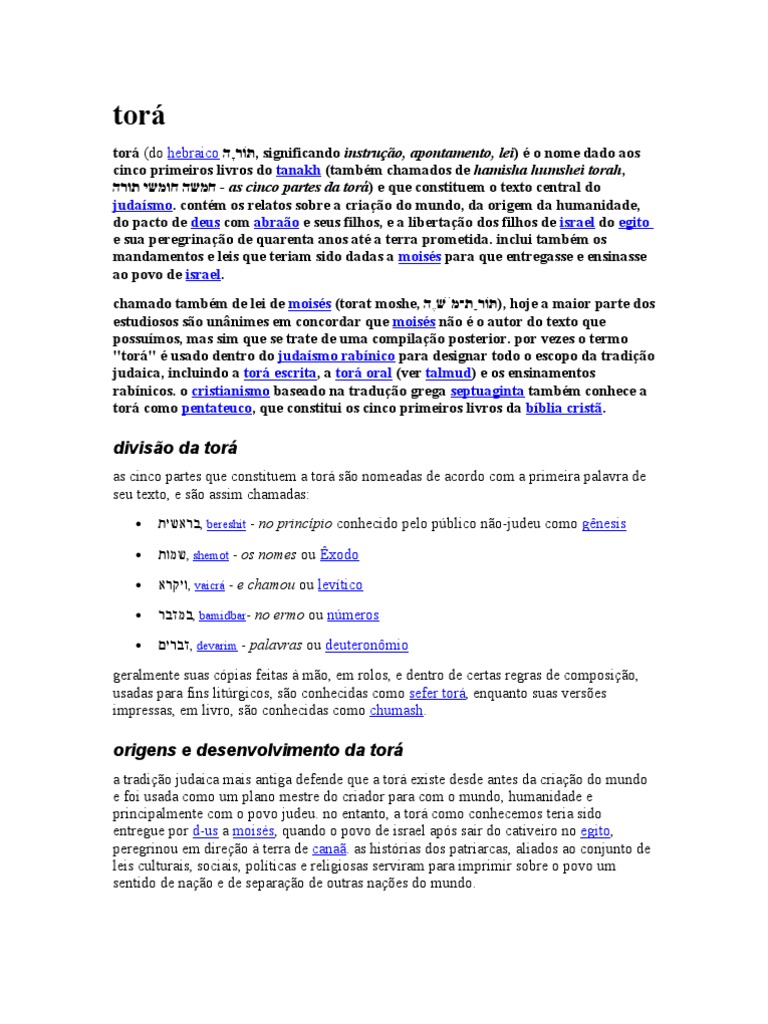 Torah | PDF | Torá | Abraão