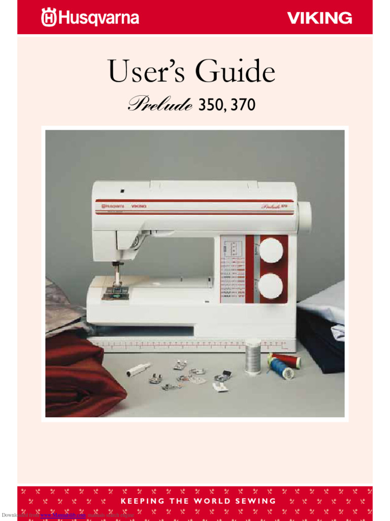 Husqvarna/Viking Prelude 350/370 Sewing Machine Instruction Manual ...