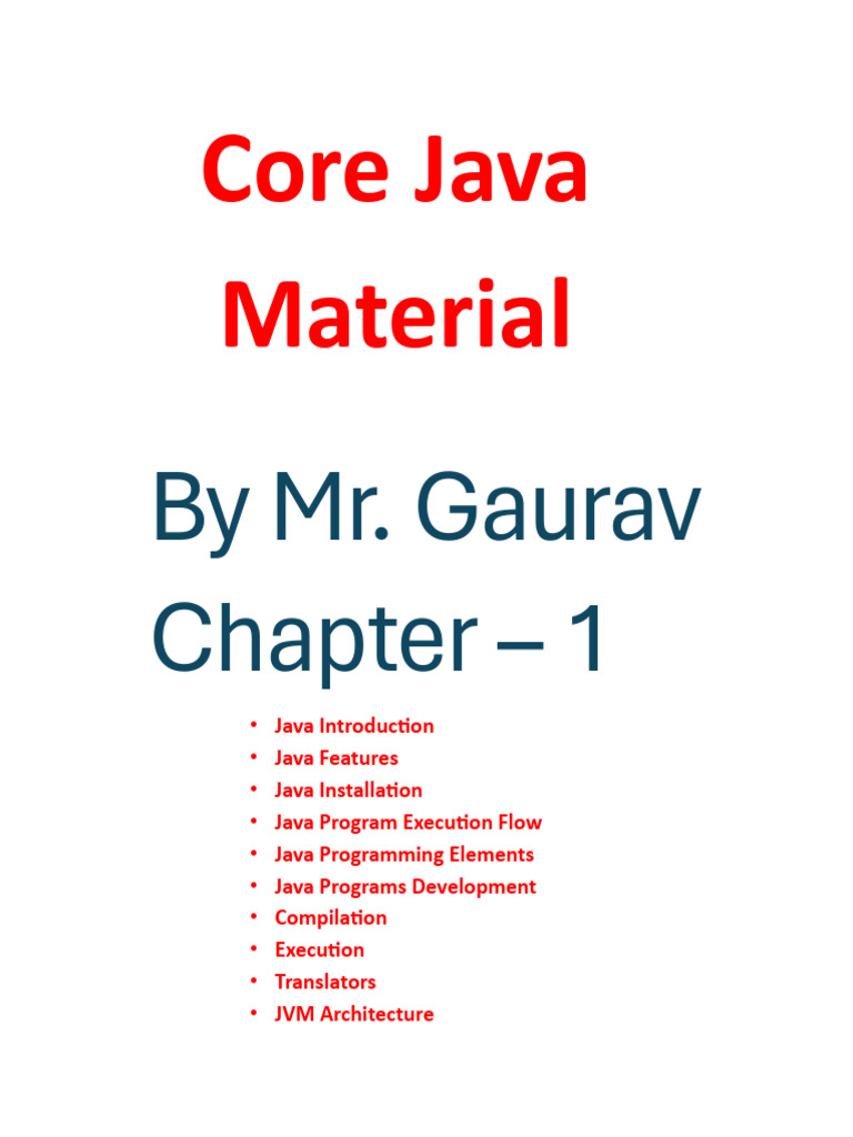 Corejava Chapter 1 Pdf Java Virtual Machine Java Programming Language 3829