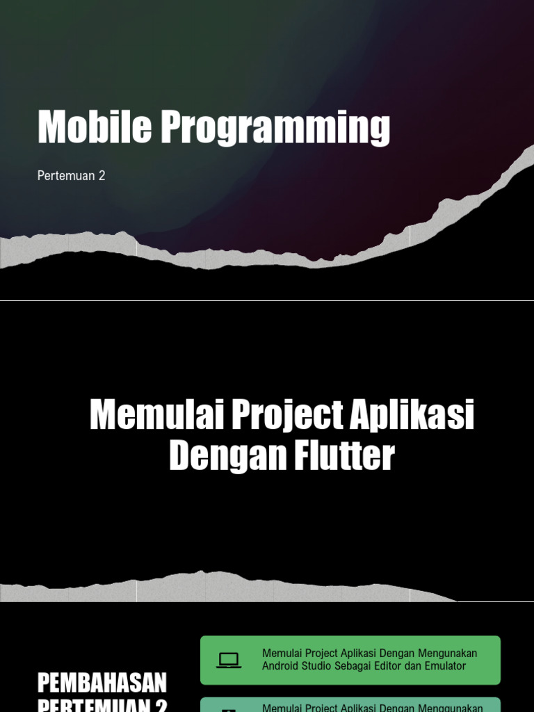 Mobile Programming-Pertemuan 2 | PDF | Komputer | Teknologi & Rekayasa