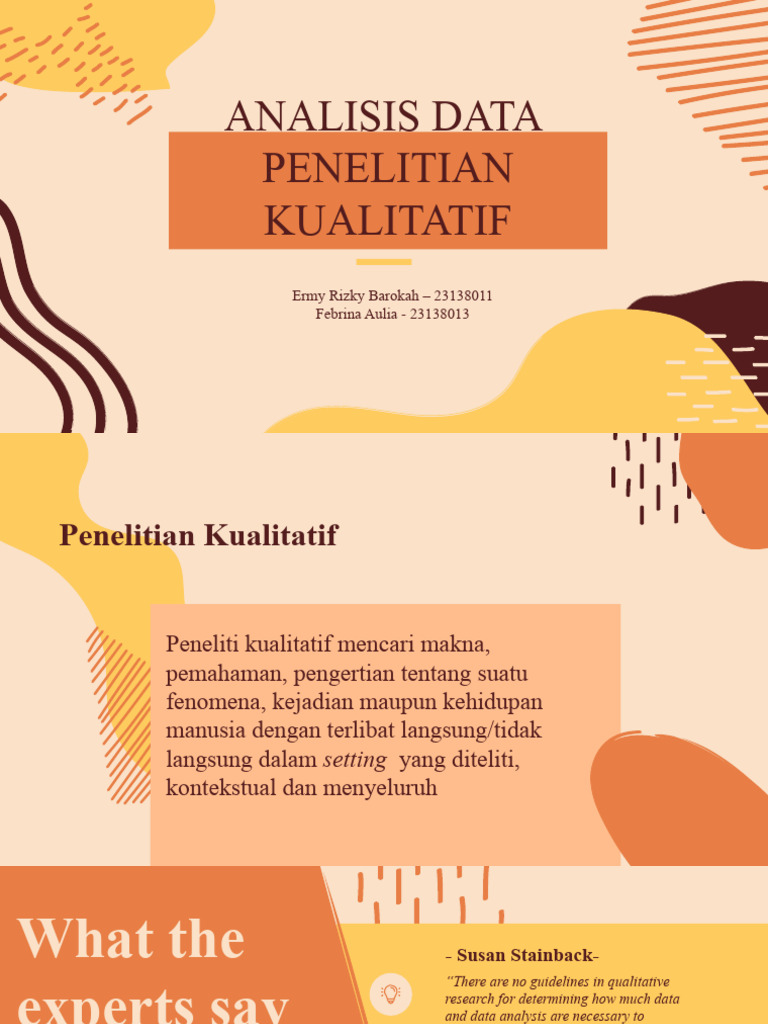 Analisis Data Penelitian Kualitatif | PDF | Sains & Matematika