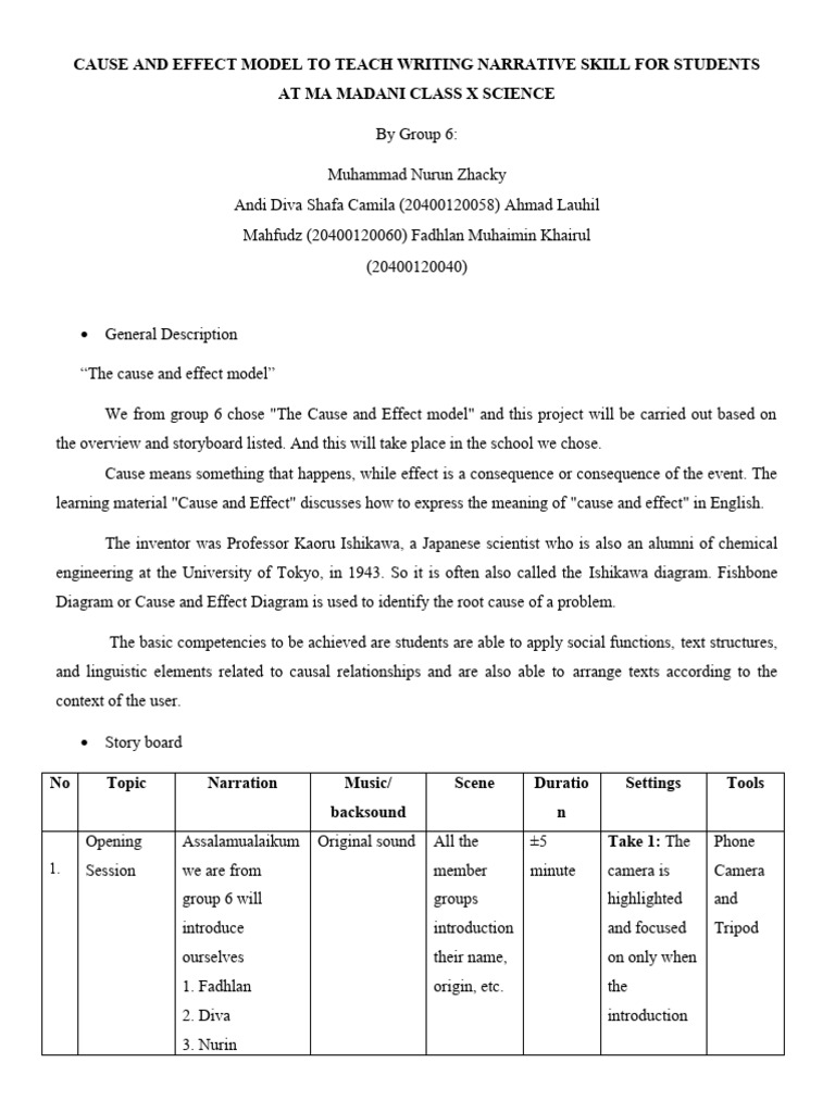 Group 6 - Cause and Effect | Download Free PDF | Causality | Cognition