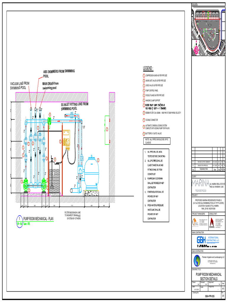 Gbh-pr-005-Pump Room Mechanical Section Details | PDF | Materials | Building Engineering