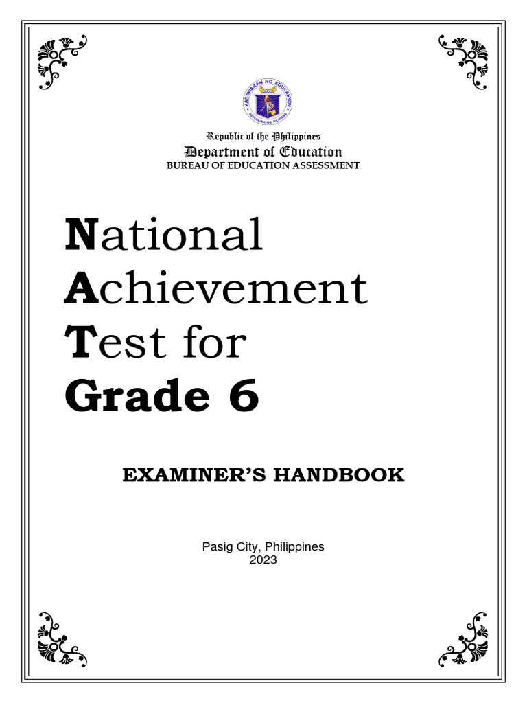 2023 Natg6 Examiners Handbook | PDF