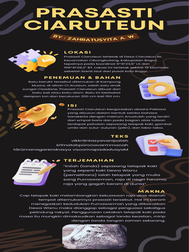 Prasasti Ciaruteun: Peninggalan Tarumanegara | PDF