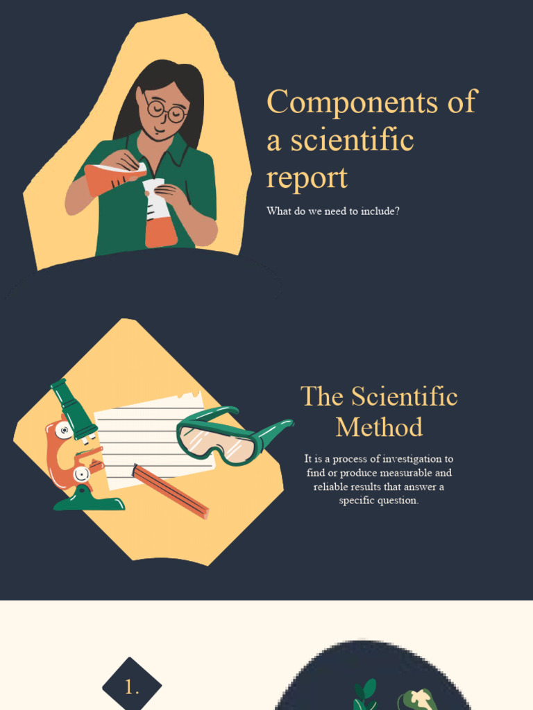 Scientific Report Components. | PDF | Experiment | Scientific Method