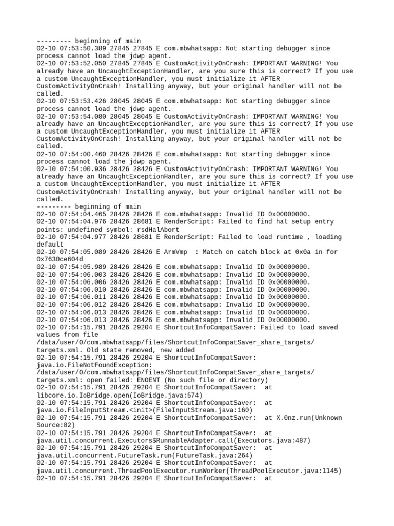 Logcat | PDF | Computer File | Java (Programming Language)