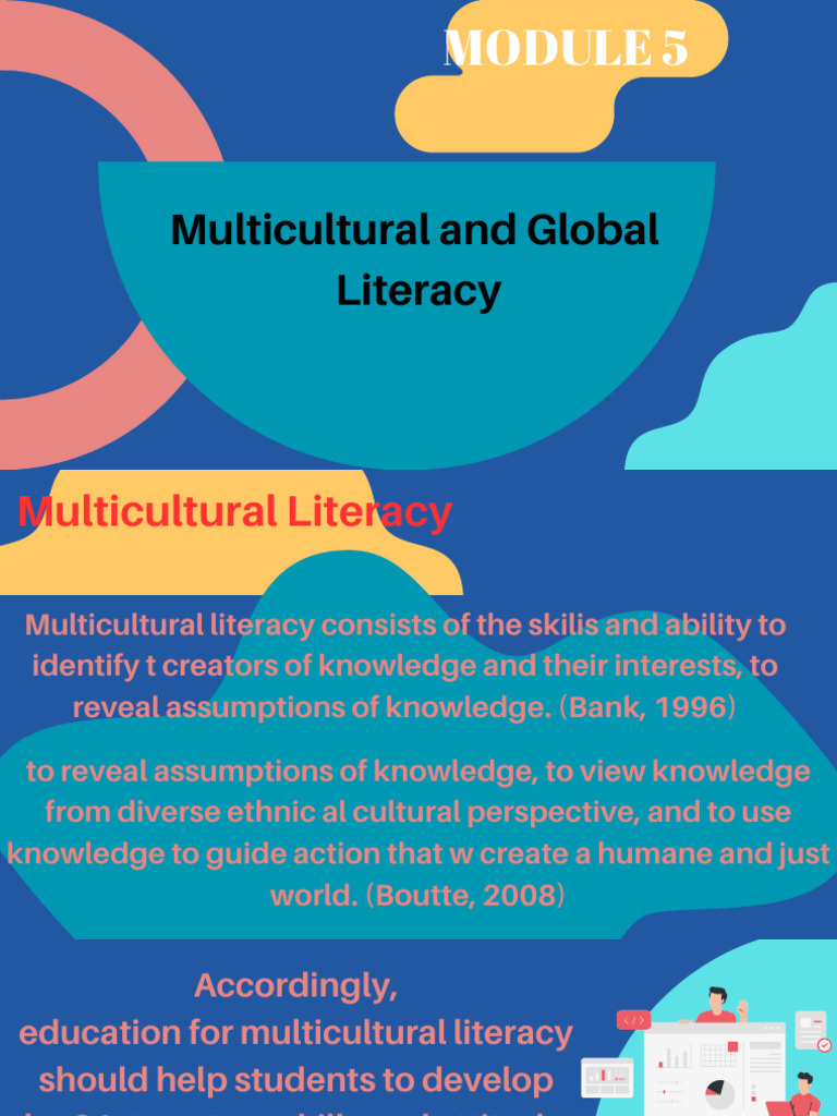 Media Literacy Skills Education Presentation in Colorful Graphic Design ...