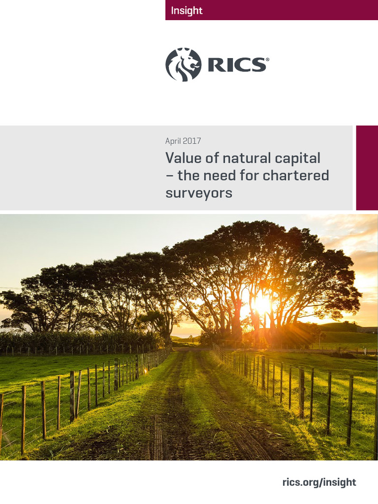 Value of Natural Capital by RICS | Download Free PDF | Real Estate ...