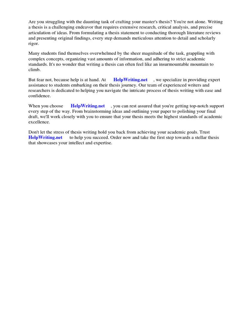 Master Thesis First Page Sample | PDF | Thesis | Word