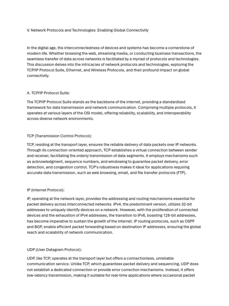 Network Protocols | PDF | Computer Network | Transmission Control Protocol