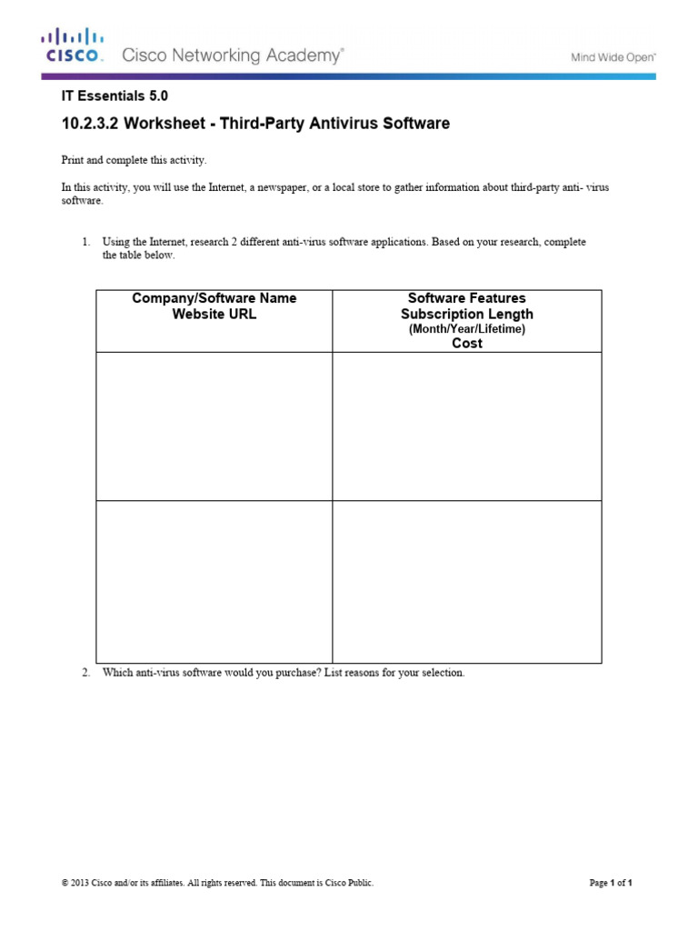 T5 - Anti-Virus Homework | PDF