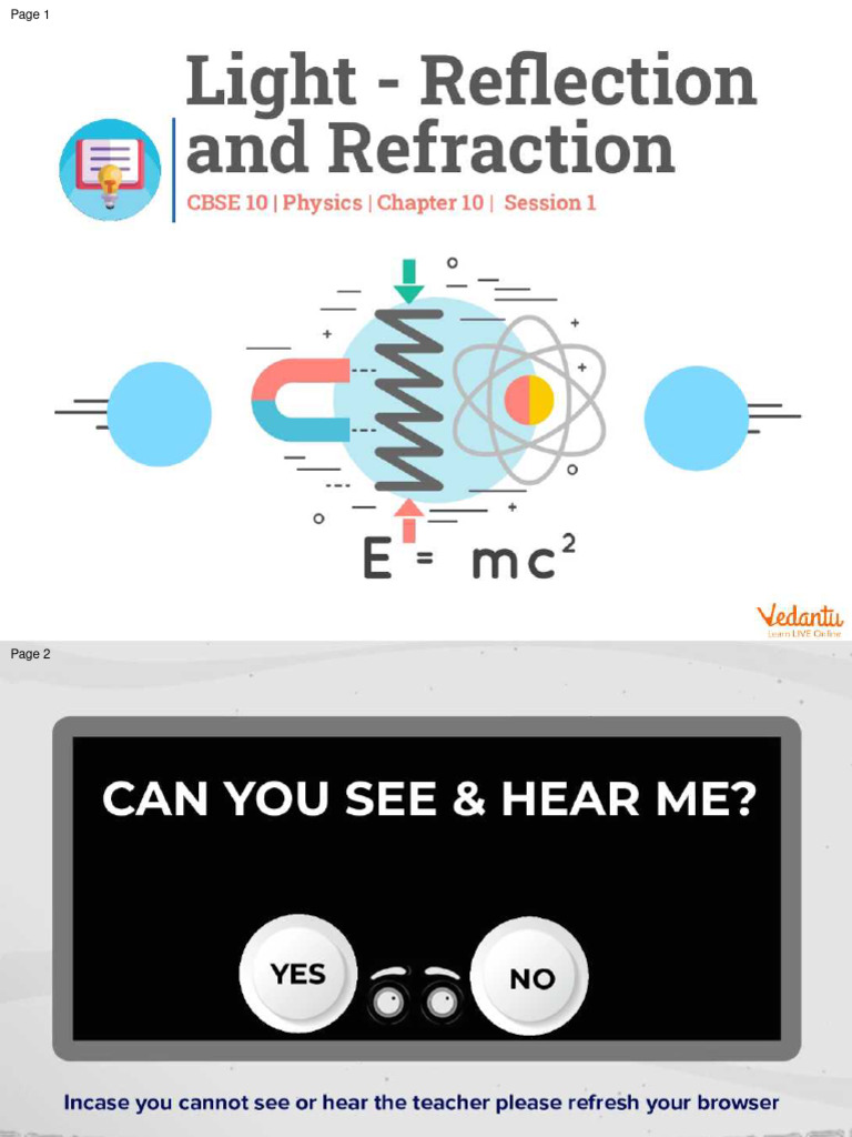 Reflection and Refraction | PDF