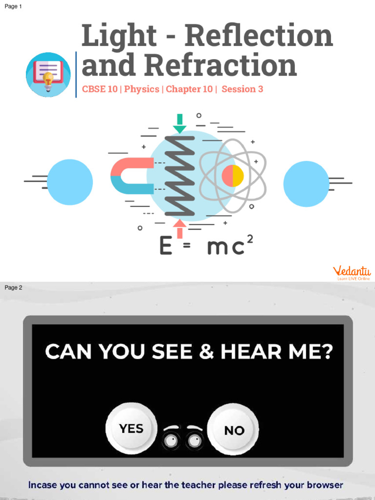 Reflection and Refraction | PDF