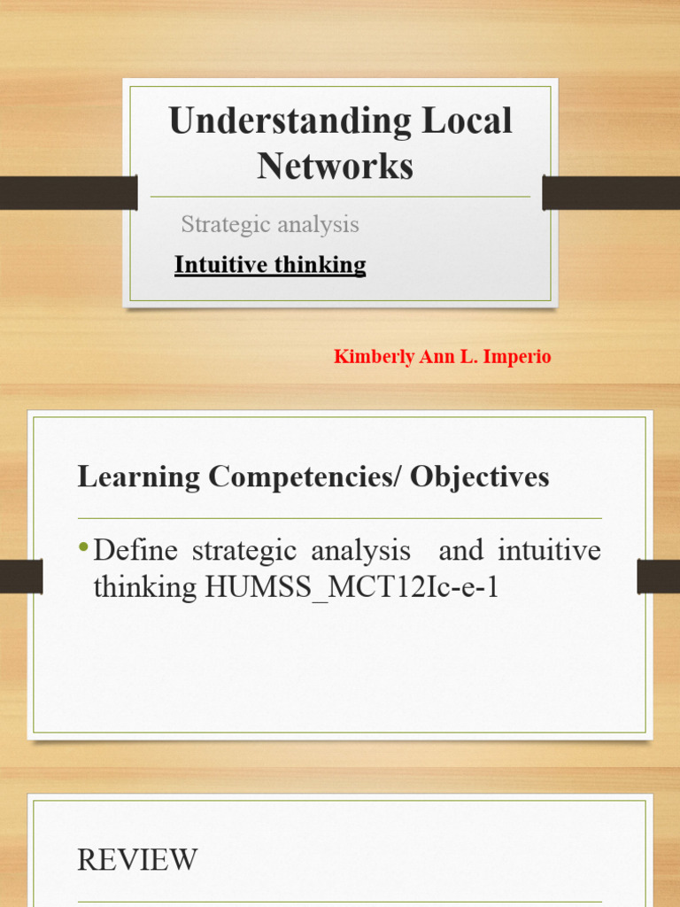 Tnct q3w3p2 Intuitive Thinking (1) | PDF | Intuition | Thought
