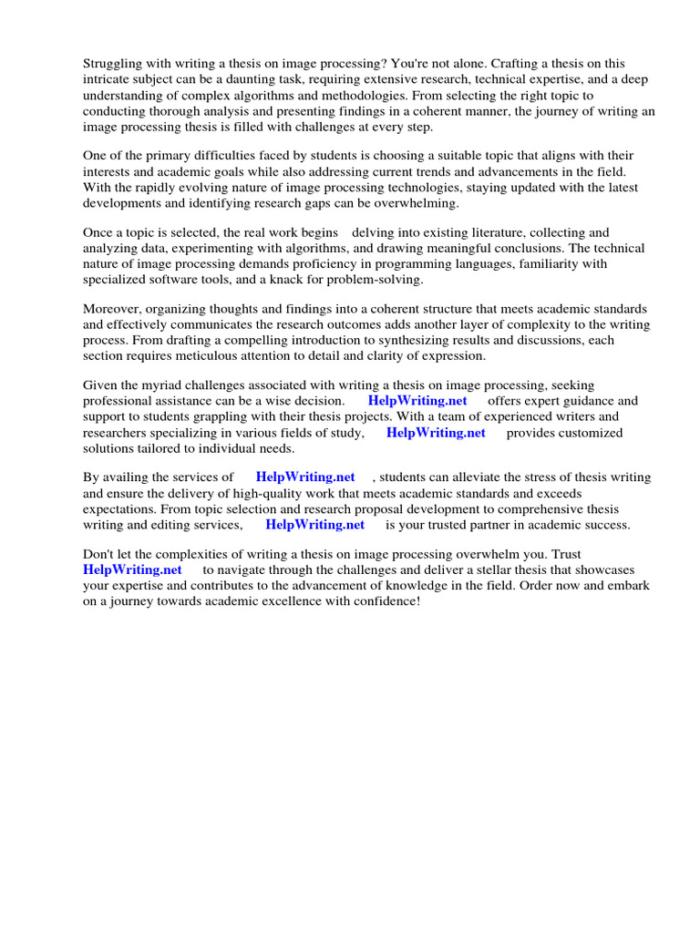 Image Processing Thesis Topics | PDF | Thesis | Popular Culture & Media Studies
