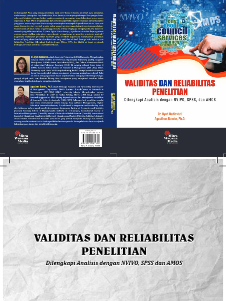 Validitas Dan Reliabilitas Penelitian (Dr. Dyah Budiastuti Agustinus Bandur, PH.D.) | PDF | Komputer