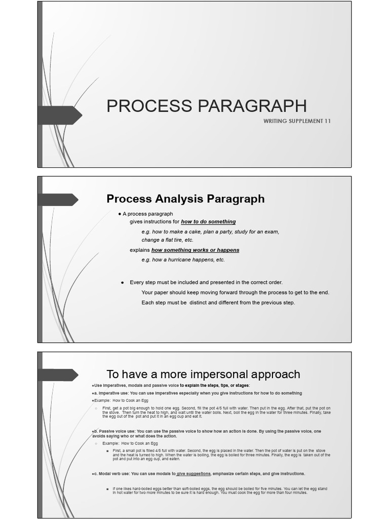 Ws 11. Process Paragraph | PDF | Tea | Habits