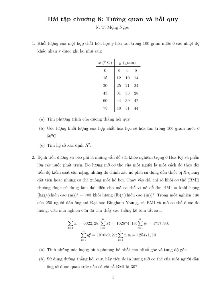 Bai Tap Chuong 8 | PDF