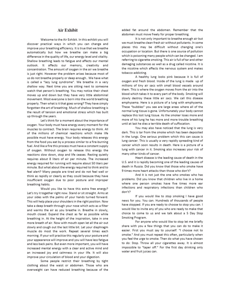 06 Air Script | PDF | Lung | Breathing