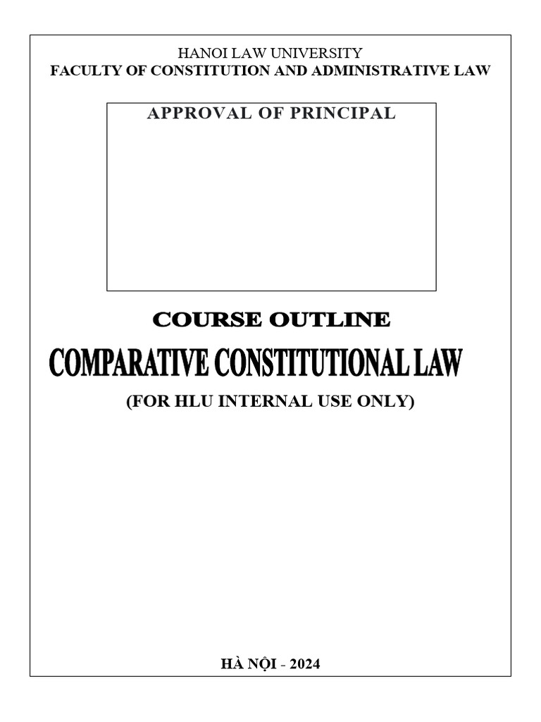 Comparative Constitutional Law - CLC - 2TC | PDF | Lecture | Seminar