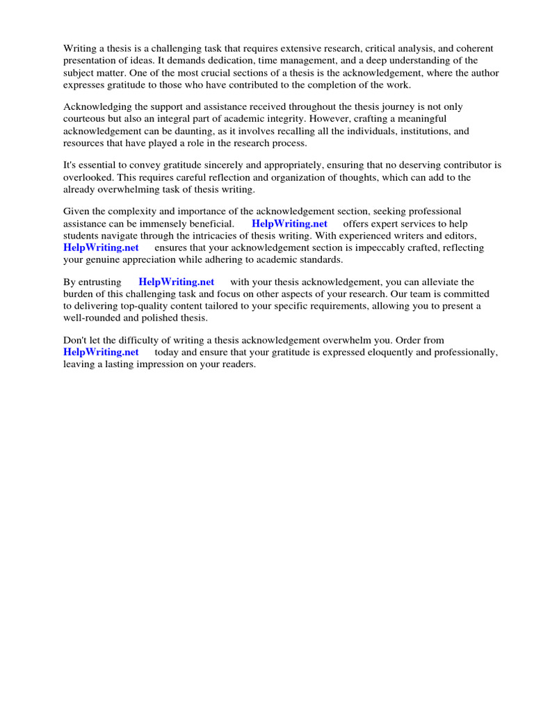 Acknowledgement Sample Thesis God | PDF | Taxes | Economies