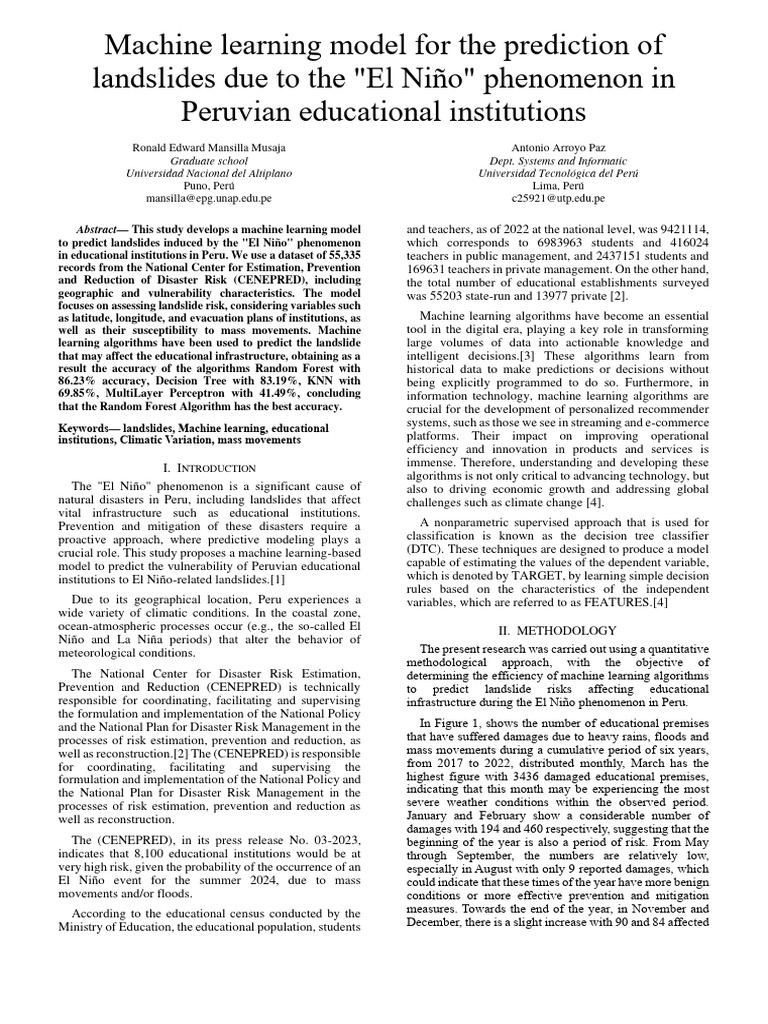 Paper Icalter 2023 Mansilla Arroyo Nov 2023 | PDF | Machine Learning | Applied Mathematics