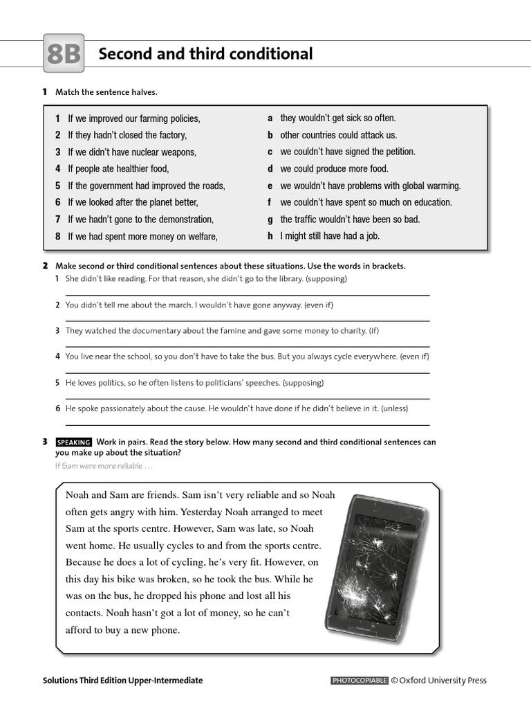 Second and Third Conditional Practice | PDF | Grammar | Linguistics